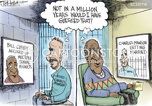 Cosby And Manson Cartoons and Comics - funny pictures from CartoonStock