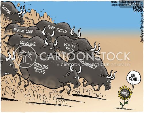 Economic Inflation Cartoons and Comics - funny pictures from CartoonStock
