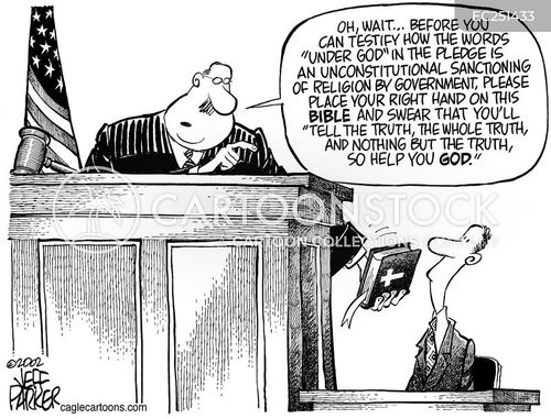 Oath Swearing Cartoons and Comics - funny pictures from CartoonStock