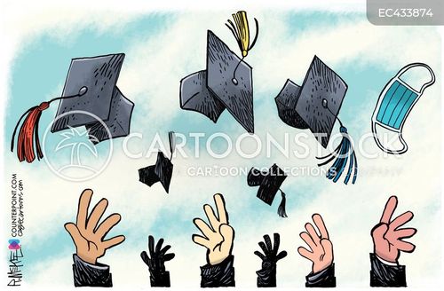 Graduation 2020 Cartoons and Comics - funny pictures from CartoonStock