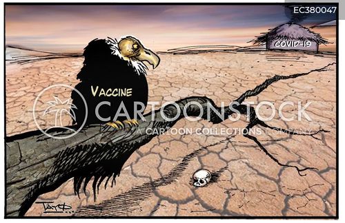 Vaccine In Sight Cartoons and Comics - funny pictures from CartoonStock