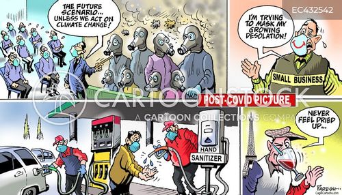 Masking Desolation Cartoons and Comics - funny pictures from CartoonStock