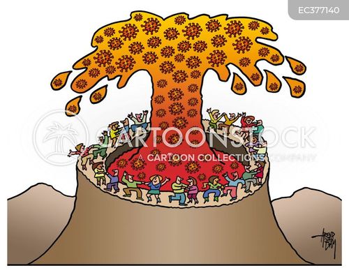 Dancing On A Volcano Cartoons and Comics - funny pictures from CartoonStock