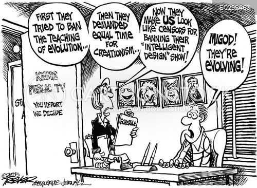Evolution Vs Intelligent Design Cartoons and Comics - funny pictures ...
