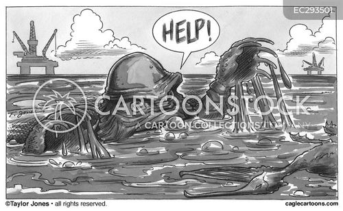 Offshore Oil Rig Cartoons and Comics - funny pictures from CartoonStock