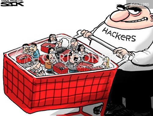 Credit Card Security Cartoons and Comics - funny pictures from CartoonStock