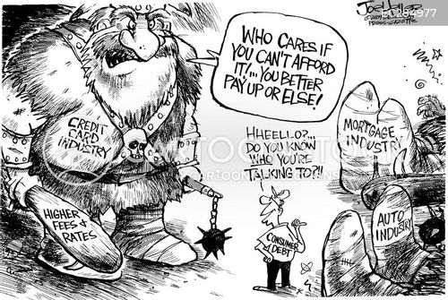 Credit Card Cartoons and Comics - funny pictures from CartoonStock