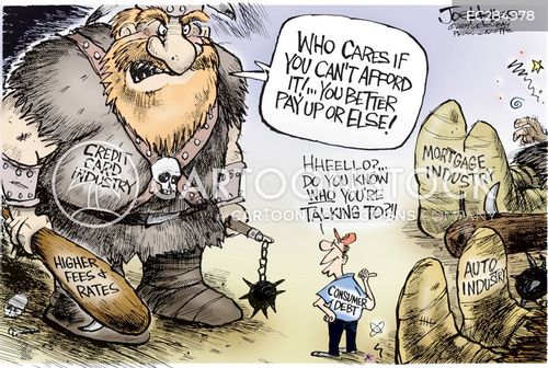 Credit Card Cartoons and Comics - funny pictures from CartoonStock