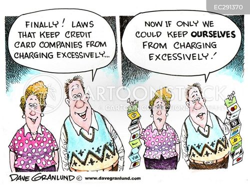 Credit Card Cartoons and Comics - funny pictures from CartoonStock
