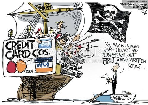 Credit Card Cartoons and Comics - funny pictures from CartoonStock
