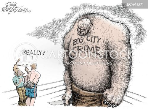 Crime-fighting Duo Cartoons and Comics - funny pictures from CartoonStock