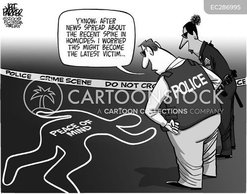 Murder Figures Cartoons and Comics - funny pictures from CartoonStock