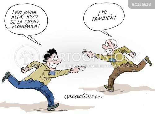 Afrontar La Crisis Cartoons and Comics - funny pictures from CartoonStock