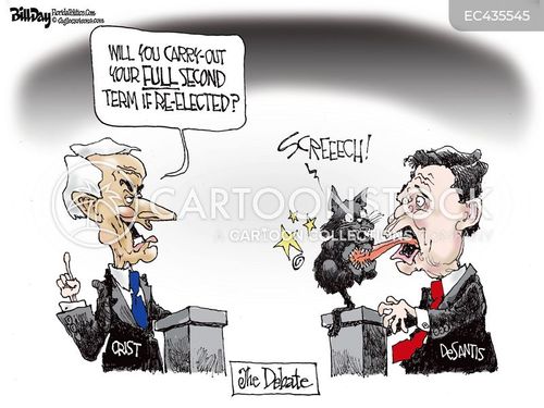 Crist Desantis Cartoons and Comics - funny pictures from CartoonStock