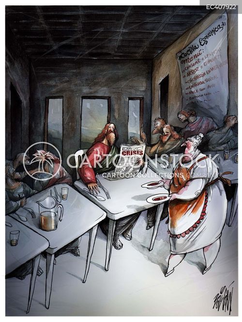 Ultima Cena Cartoons and Comics - funny pictures from CartoonStock