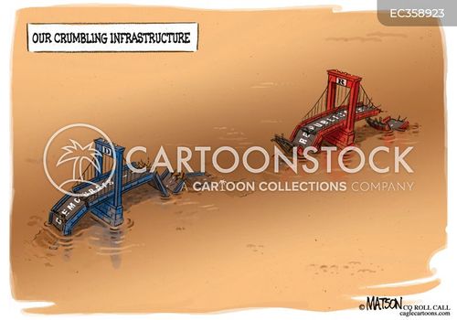 Bridge Repairs Cartoons and Comics - funny pictures from CartoonStock
