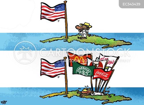 Caribbean Diplomacy Cartoons and Comics - funny pictures from CartoonStock