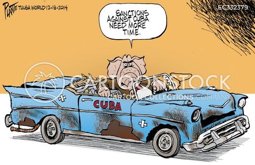 Cuban Control Cartoons and Comics - funny pictures from CartoonStock
