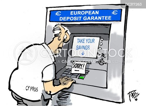 Cyprus Deposit Fee Cartoons and Comics - funny pictures from CartoonStock