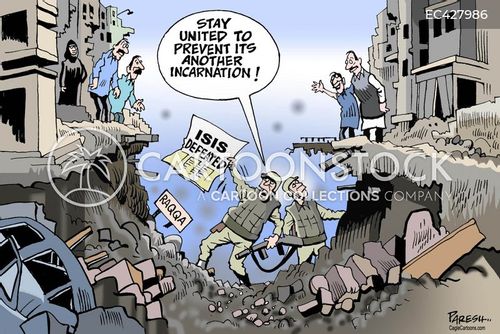 Daesh Defeated Cartoons and Comics - funny pictures from CartoonStock