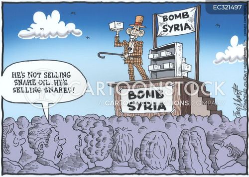 Bomb Syria Cartoons and Comics - funny pictures from CartoonStock