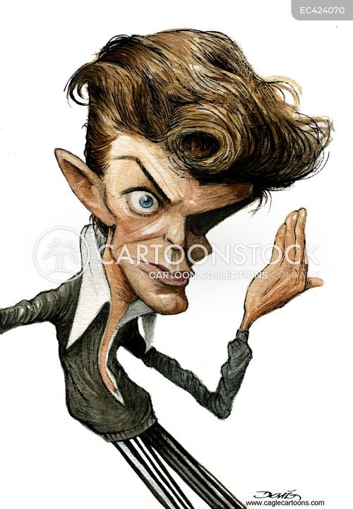 David Bowie Fans Cartoons and Comics - funny pictures from CartoonStock