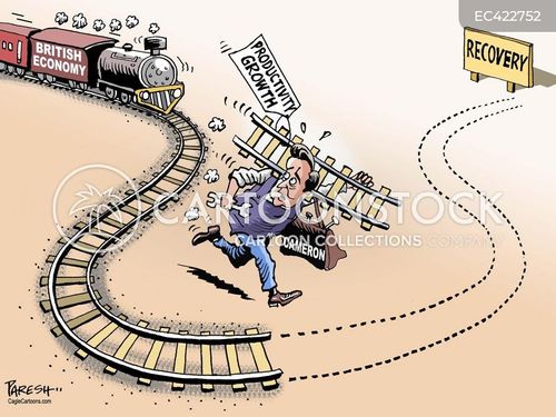 Economy Train Cartoons and Comics - funny pictures from CartoonStock