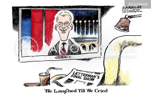 Letterman Staff Cartoons and Comics - funny pictures from CartoonStock