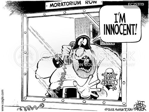 Exoneration Cartoons and Comics - funny pictures from CartoonStock
