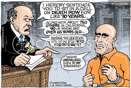 Execution Of Seniors Cartoons and Comics - funny pictures from CartoonStock