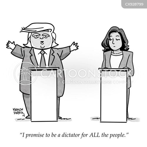 Candidate's Promises Cartoons and Comics - funny pictures from CartoonStock