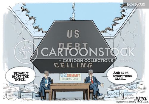 Debt Talk Cartoons and Comics - funny pictures from CartoonStock