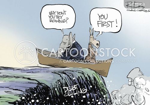 Debt Negotiation Cartoons and Comics - funny pictures from CartoonStock