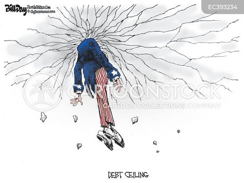 Debt Ceiling Cartoons and Comics - funny pictures from CartoonStock