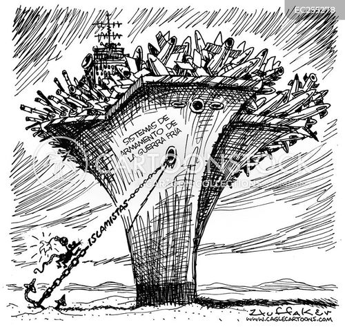 Firearm Components Cartoons and Comics - funny pictures from CartoonStock