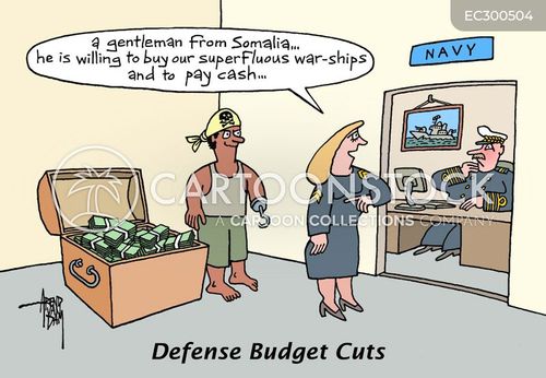 Defense Reductions Cartoons and Comics - funny pictures from CartoonStock