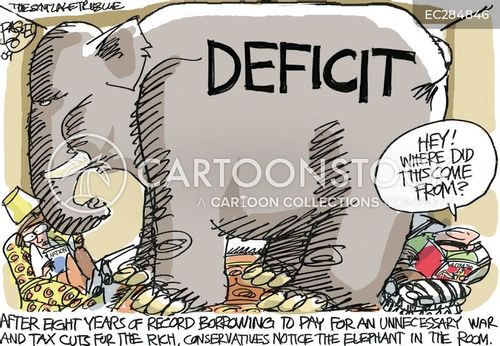 Excessive Deficits Cartoons and Comics - funny pictures from CartoonStock