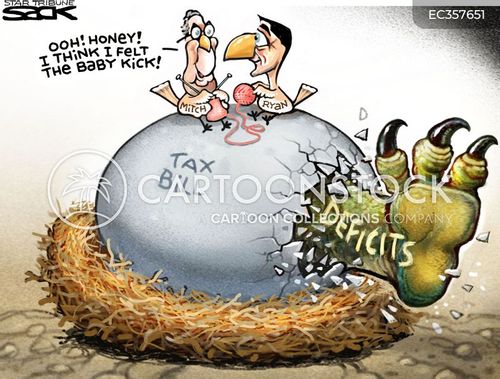 Deficit Cartoon Cartoons and Comics - funny pictures from CartoonStock