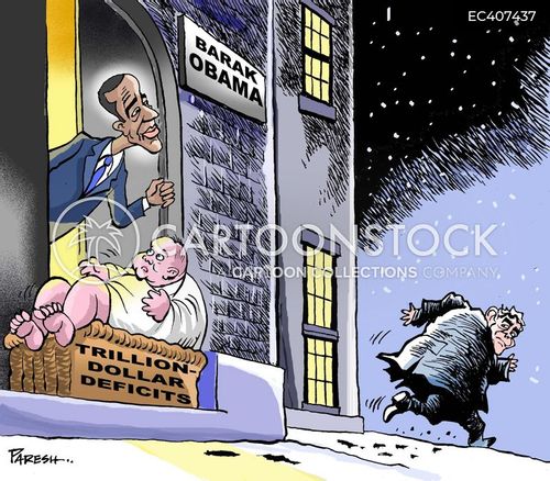 Triple Deficit Cartoons and Comics - funny pictures from CartoonStock