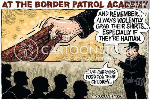 Border Agent Cartoons and Comics - funny pictures from CartoonStock