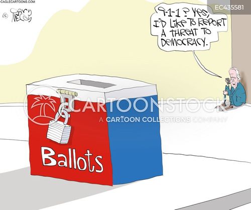Democracy-bending Cartoons and Comics - funny pictures from CartoonStock