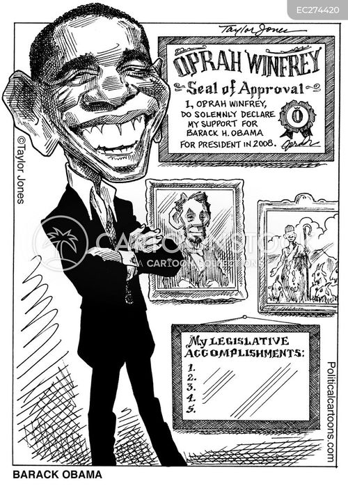Oprah Candidate Cartoons and Comics - funny pictures from CartoonStock
