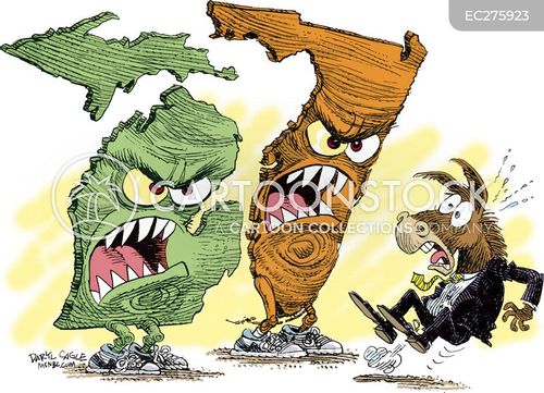 Michigan Primary Cartoons and Comics - funny pictures from CartoonStock