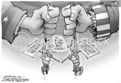 Gop Protest Cartoons and Comics - funny pictures from CartoonStock