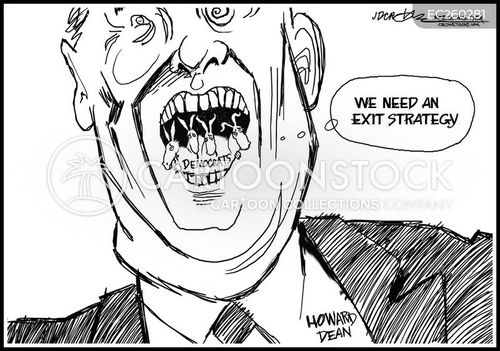 Dean Democrats Cartoons and Comics - funny pictures from CartoonStock