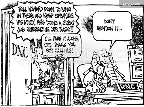Dean Democrats Cartoons and Comics - funny pictures from CartoonStock