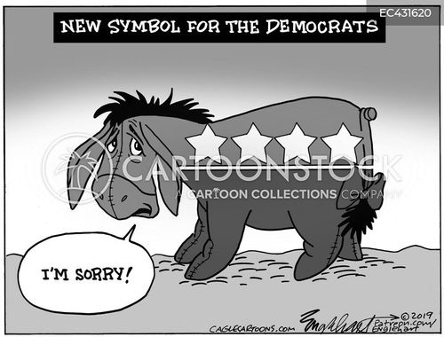 Democrat Symbol Cartoons and Comics - funny pictures from CartoonStock