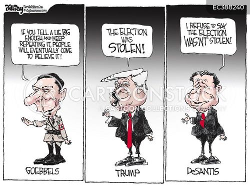 The Big Lie Cartoons and Comics - funny pictures from CartoonStock