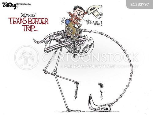 Texas Border Cartoons and Comics - funny pictures from CartoonStock