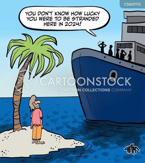 Stranded Optimism Cartoons and Comics - funny pictures from CartoonStock